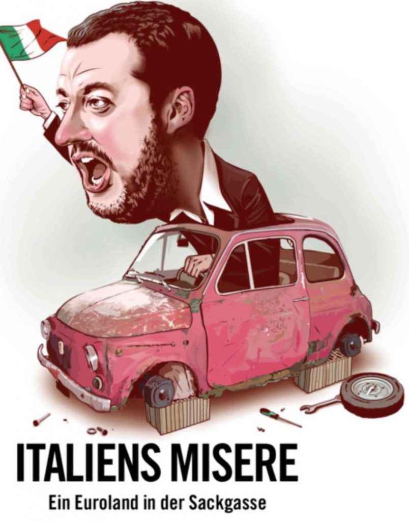 Stampa tedesca contro Salvini, solita vignetta anti-italiana | Vøx 🇮🇹 ...